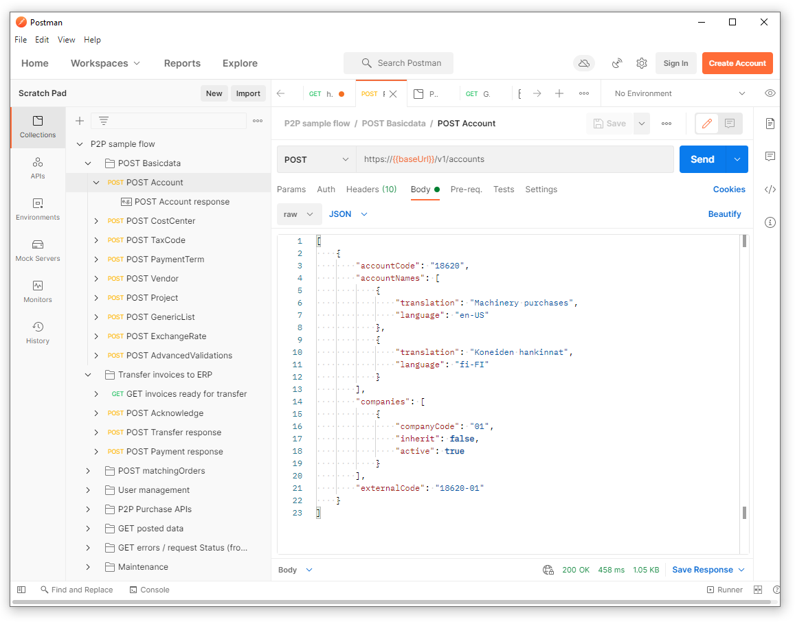 Preconfigured templates | Basware APIs | Basware Developer Site